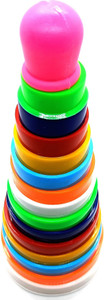 Dynamic Retail Global Stacking Rings Stacking Toys for Kids, Baby stacking Ring Toys STAK17 ...