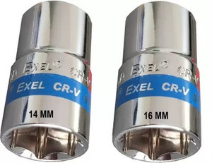 TAPARIA 1/2" Square Drive 14 MM & 16 MM Hex Socket Set (Pack of 2) Socket Set Price in India ...