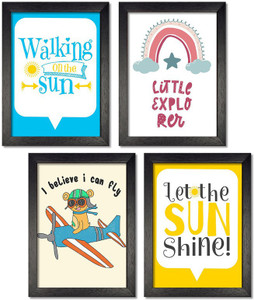 Kids Children Motivational Quotes Posters for Wall Décor with frame ...