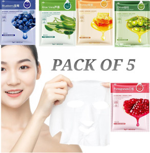 rorec Korean Style Face Mask Facial Mask For unisex skin combo - Price in India, Buy rorec ...