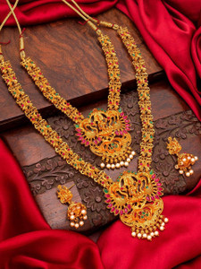 nilkanth creation Alloy Gold-plated Gold Jewellery Set Price in India - Buy nilkanth creation ...