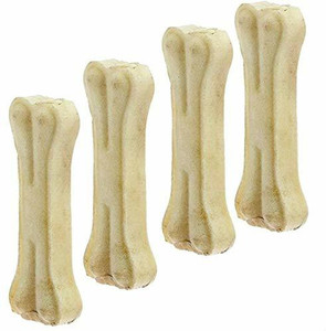 Western Era Chew Pressed Rawhide Bone Treat for Dog Heathcare (6 Inch) (Pack of 4 Bone) Chicken ...