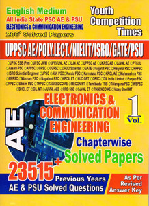 AE Electronics And Communication Engineering Volume-1 Chapterwise Solved Papers (English Medium ...