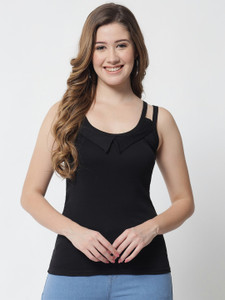Q-Rious Women Camisole - Buy Black Q-Rious Women Camisole Online at Best Prices in India ...