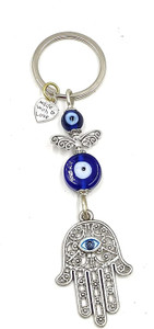 jaz Evil Eye Protection Hamsa Hand-Nazar Suraksha Kavach Key Ring for Good Luck Key Chain Price ...