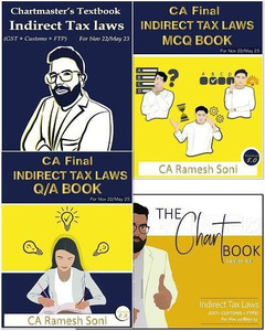 CA Final Combo Indirect Tax Law (Textbook + Q&A Compiler + Chart Book ...