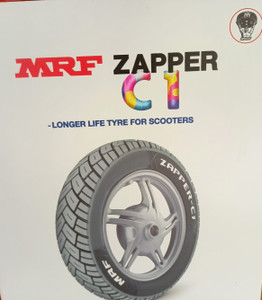 MRF 90/100/10 ZAPPER C1 TUBELESS SCOOTY TYRE Front & Rear Two Wheeler Tyre Price in India - Buy ...