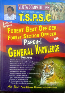 Tspsc Paper-I General Knowledge Forest Beat/section Officer E/m: Buy Tspsc Paper-I General ...