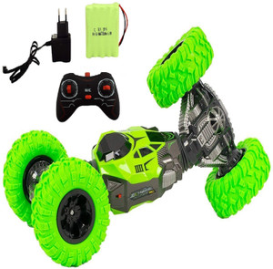 KTRS Double Sided Stunt Racing Moka 4_Wheel Multi Colour (as per Availability - Double Sided ...