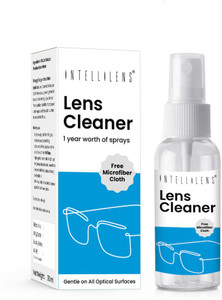 Intellilens Lens Cleaner Solution Spray For Spectacles Ml With Free Microber Cloth Lens