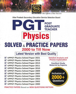 PGT Physics 2022 Solved & Practice Papers 2021 To 2000 In English: Buy PGT Physics 2022 Solved ...