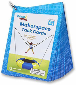 hand2mind Makerspace Task Cards, STEM Learning Cards for Kids Grade 6-8 ...