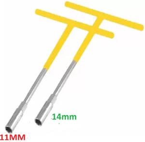 vyas 11mm And 14mm T Spanner Set /Bike/Car Repair Tools Kit Socket Set 11mm And 14mm t Spanner ...