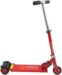 RawMax 3 Wheel Foldable Skate Scooter Leg Push Cycle With Height