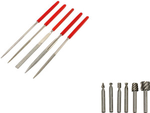Digital Craft 5Pc Diamond File Set,6Pc HSS Rotary Burs Set,, 5Pc Diamond File Set,6Pc HSS Rotary ...