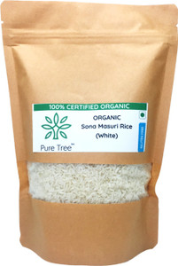 Pure Tree Organic White Sona Masoori Rice Polished Price In India