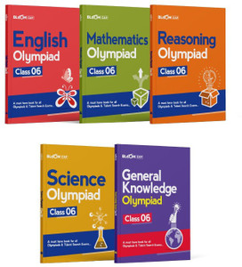 Bloom CAP Olympiad Science, Mathematics, Reasoning, English, General Knowledge Class 6 (Set of 5 ...