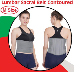 Boomer Bazaar Contoured Lumbar Sacral Support Lower Back Brace for Back Pain Relief Back Support ...