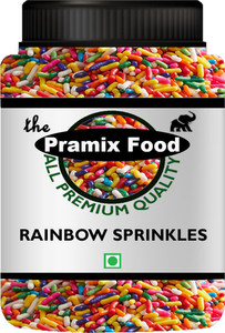 Pramix Rainbow Sprinkles, Sprinkles for Cake Decoration, Cake Sev - 200g Sprinkles Price in ...