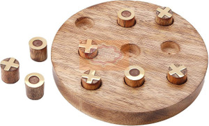 Shriji Crafts Wooden Noughts and Crosses / Tik Tak Toe Pedagogical ...