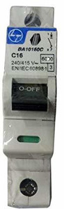 L&T Larsen & Toubro 16A C-Curve Single Pole MCB (White) BB10160C MCB Price in India - Buy L&T ...