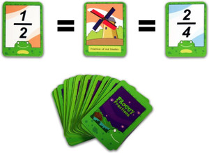 LogicRoots Eucational Math Game FROGGY FRACTIONS Card Game to Master ...