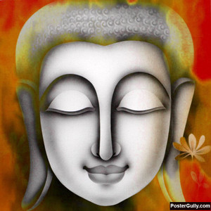 Buddha Grey Artwork Artist Pradeesh K Photographic Paper Nature