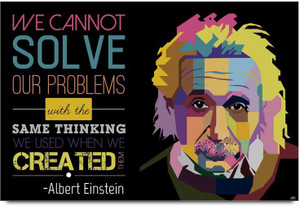 Bluegape Albert Einstein Mistake Quote Photographic Paper ...