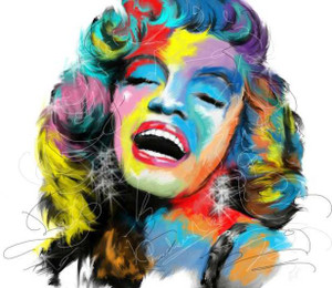 Marilyn Monroe Artwork | Artist: Pradeesh K Photographic Paper - Personalities posters in India ...