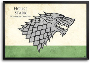 House Stark Winter Is Coming Framed Photographic Paper - Movies posters in India - Buy art, film ...