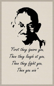 Original Quotes Decorative Mahatma Gandhi Ji Poster Paper Print - Paper ...