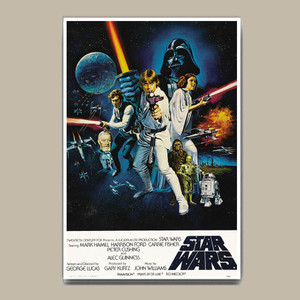 Star Wars Theme Wall Hang Fine Art Print - Abstract posters in India ...