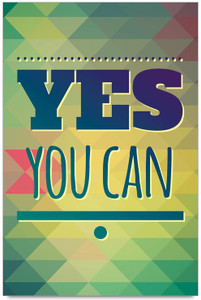 Yes You Can Poster Paper Print - Shopmantra posters - Abstract posters ...