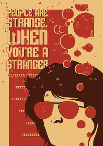 "Jim Morrison" designed by Arjun Arunkumar Paper Print - Arjun Arunkumar posters - Art ...