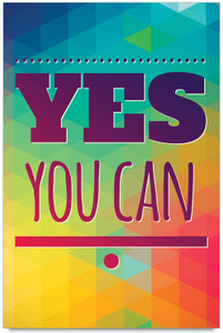 Yes You Can Poster Paper Print - Shopmantra posters - Abstract posters ...