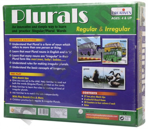 Creative Educational Aids Plurals - Regular and Irregular Educational ...