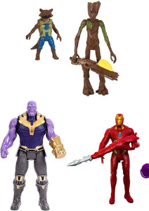 khilona waala Avenger Endgame Heroes Groot Rocket Thanos Ironman Toy Best For Kids Gift Pack ...