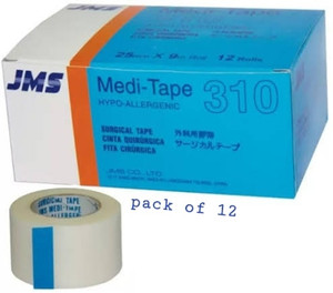 PREQURE Jms Meditape Surgical Paper Tape 1 inch 12 pc Adhesive Band Aid Price in India - Buy ...
