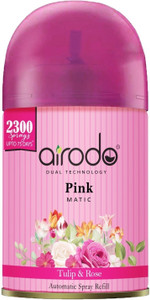 AIRODO Pink Matic Air Freshner With Dual Technology use upto 75 days Levender & Ltus Automatic ...