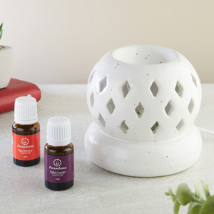 Asian Aura Ceramic Electric Aroma Diffuser Diffuser Set Aroma Diffuser 5 Price in India - Buy ...
