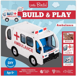 ITSY Bitsy DIY Build and Paint Kit - Ambulance, 1 BOX - DIY Build and ...