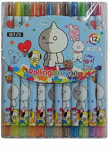Flipkart.com | Timbktoo bts rolling crayons tip Nib Sketch Pen