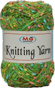 KNIT KING Yarn Mala Ball Apple Green 400 gms Wool Hank Hand knitting wool- Art-ADCG - Yarn Mala ...