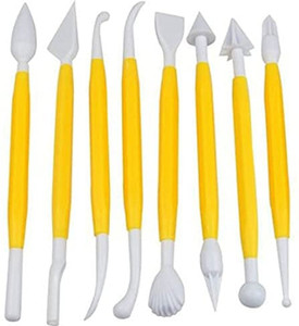 CHROME Plastic Clay Tools Ceramic Pottery Tool Kit for Shaping and Sculpting - Plastic Clay ...