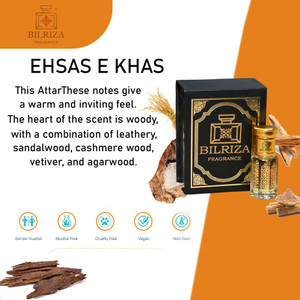BILRIZA FRAGRANCE Ehsas E Khas Unisex 100% Alcohol Free Long Lasting Attar (6 ML) Floral Attar ...