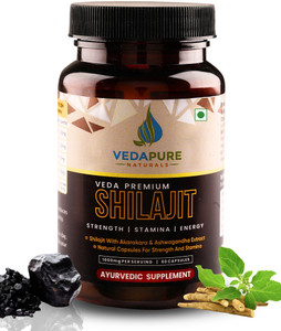 Vedapure Premium Shilajit With Safed Musli & Ashwagandha - For Power & Strength Price in India ...