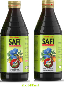 Hamdard Safi 100% Pure Blood Purifier Syrup |500ml| For Healthy & Glowing Skin|Pack of 2 Price ...