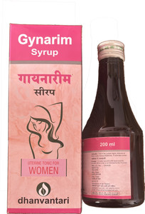 DHANVANTARI Gynarim Syrup |Uterine Tonic For Women Price in India - Buy ...