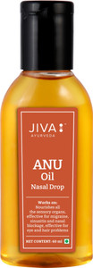 JIVA Anu Oil - Nasal Drops To Nourish Your Sensory Organs -60 ml Price in India - Buy JIVA Anu ...