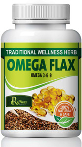 Riffway Omega Flax Organic Formulation Improves Overall Body Immunity & Heart Health Price in ...